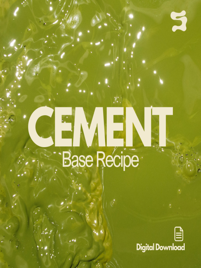 Sienna Studios - Cement - Base - Formula | PDF | Cement | Concrete