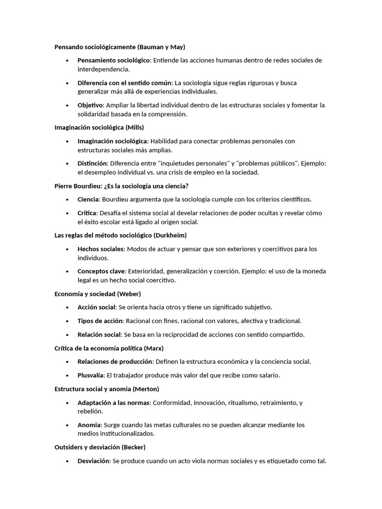 Pensando Sociológicamente-1 | PDF