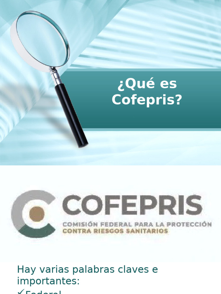 Presentación Cofepris | PDF