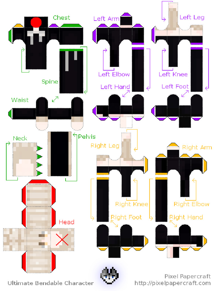 Minecraft Bendable Character | PDF