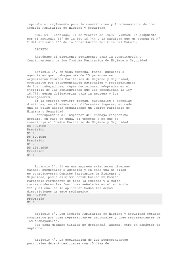 Comite Paritario | PDF