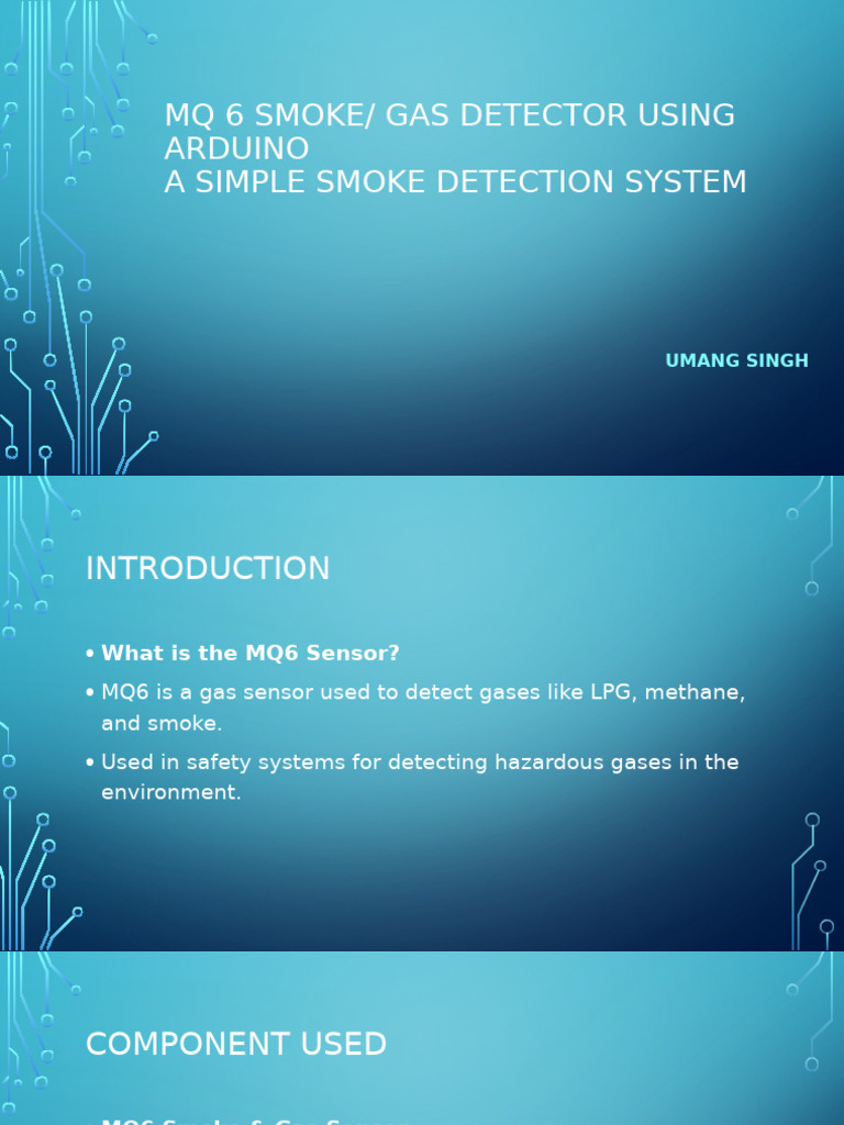 MQ 6 SMOKE | PDF