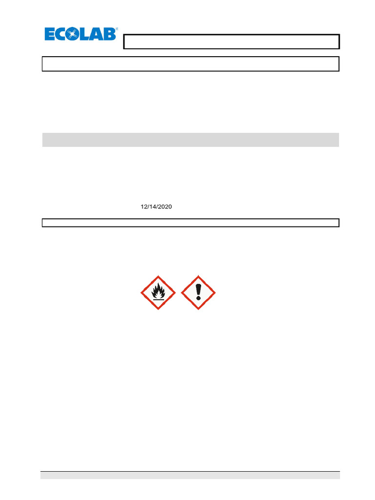 MSDS Alcohol en Gel | PDF | Agua | Gestión de residuos