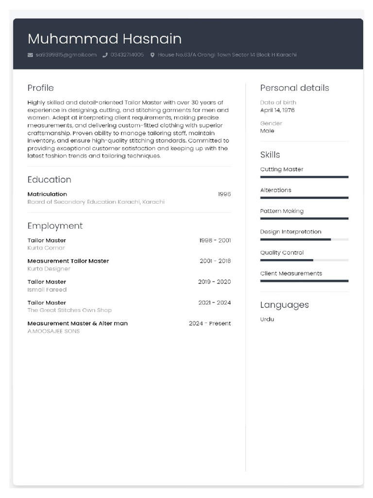 Muhammad Hasnain Resume-1 | PDF