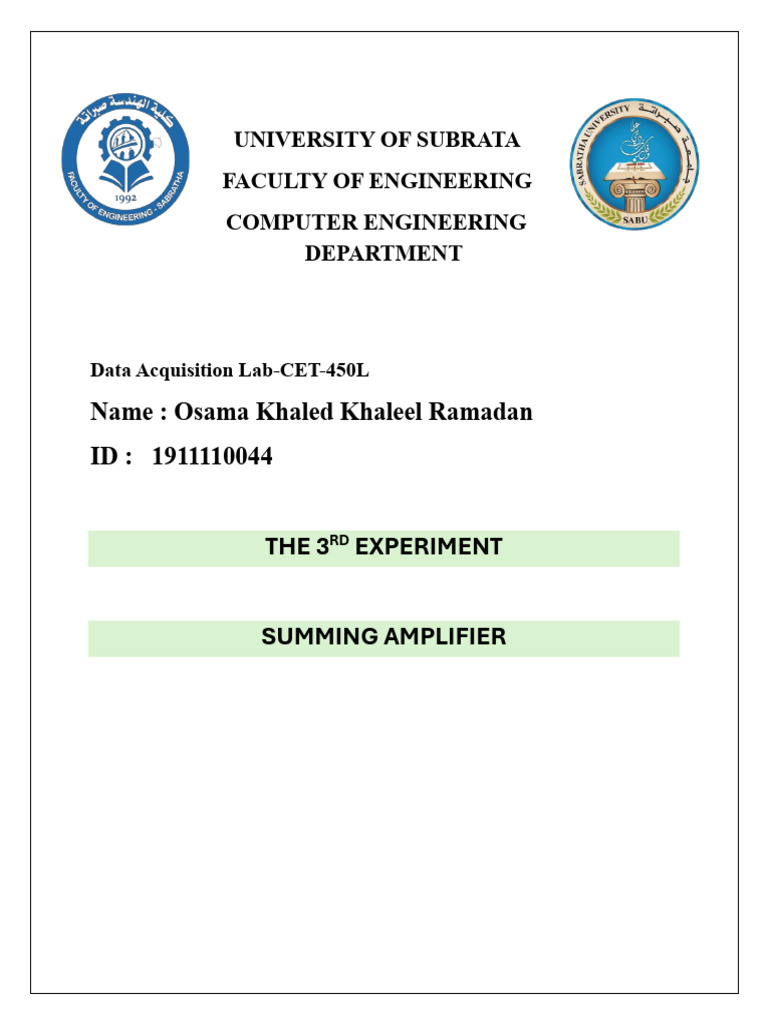 DQ LAB 3EXP os | PDF