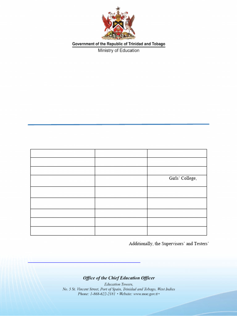 Memo - Secondary Entrance Assessment (SEA) 2025 Test | PDF