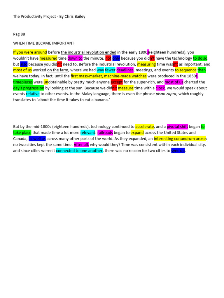 DRM - #12 BOOKING BOOKS CLUB - THE PRODUCTIVITY PROJECT - CHRIS BAILEY ...