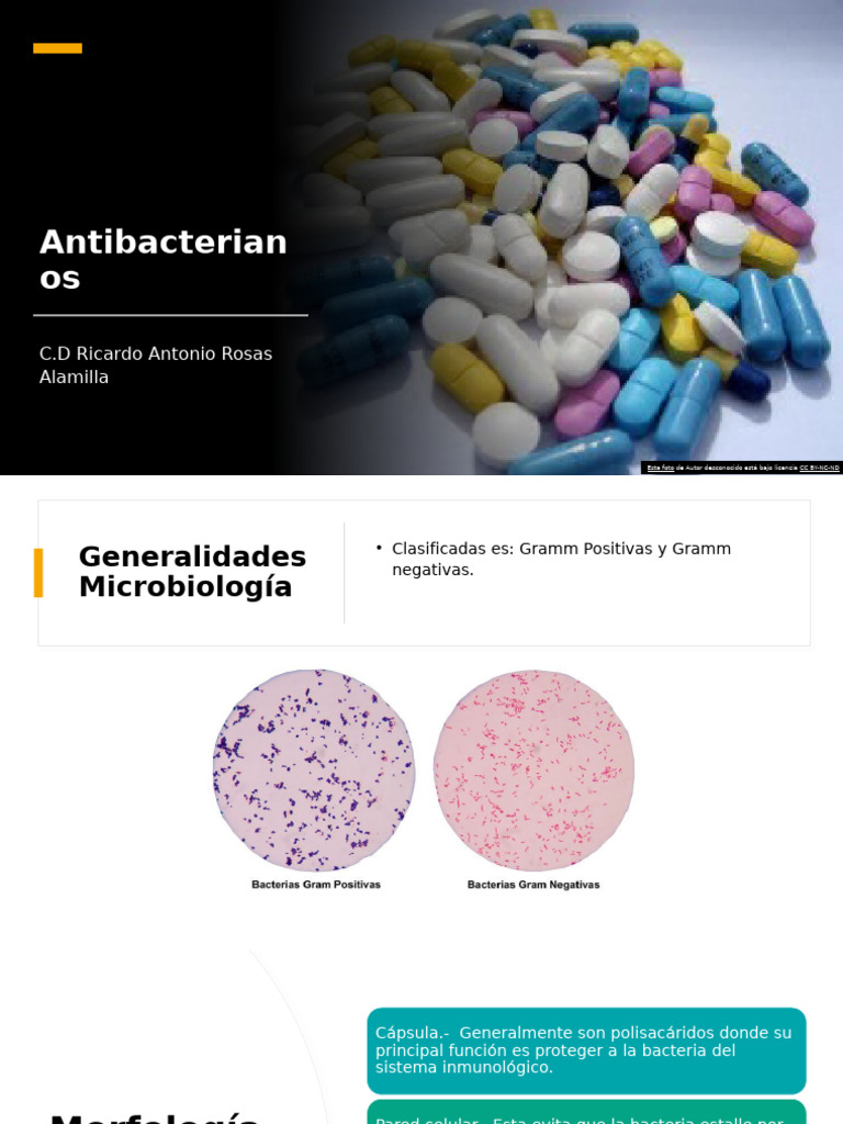 Antibacterianos | PDF | Las bacterias | Biología Celular)