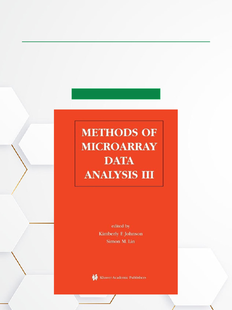 Methods of Microarray Data Analysis III Papers From CAMDA 02 - 1st Edition Scribd PDF Download ...