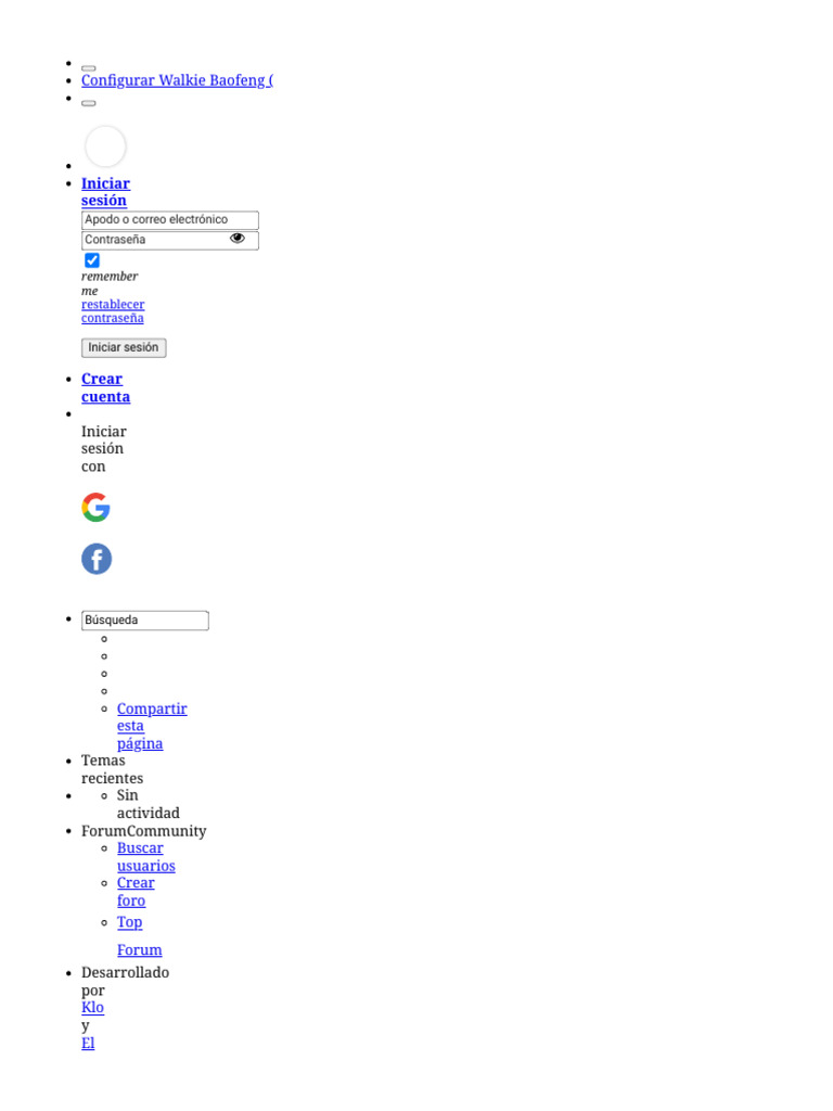 Configurar Walkie Baofeng | PDF