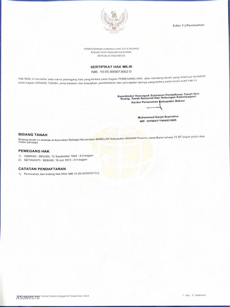 Dokumen Yang Dipindai | PDF