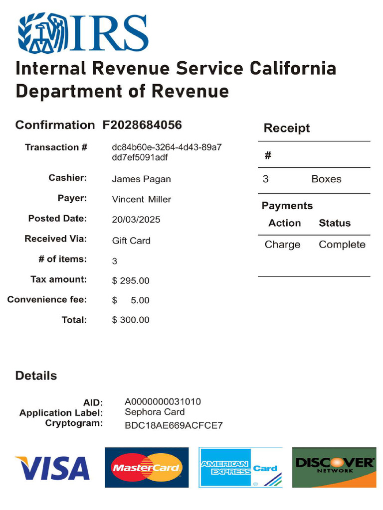 Irs California | PDF