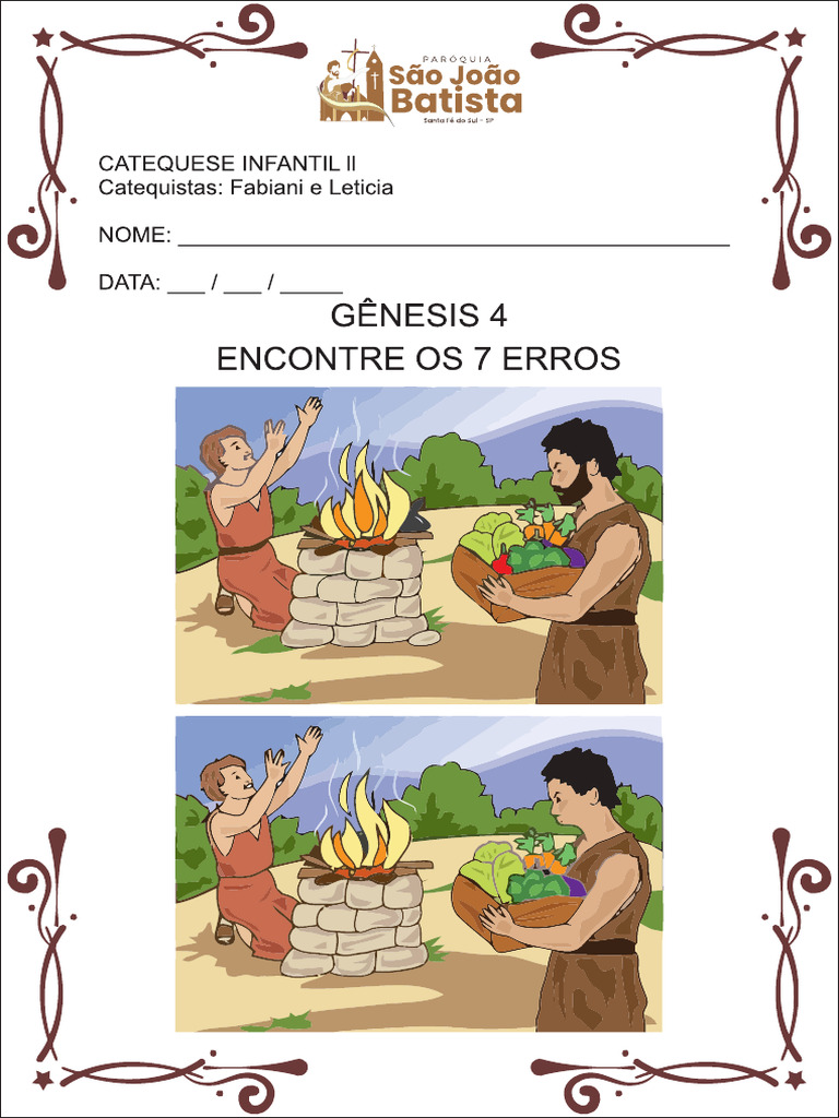 Encontro 6 - Caim e Abel 7 Erros | PDF