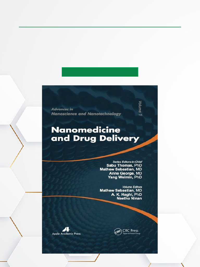 Nanomedicine and Drug Delivery 1st Edition Digital Download | PDF ...