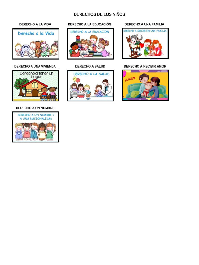 Derechos de Los Niños | PDF