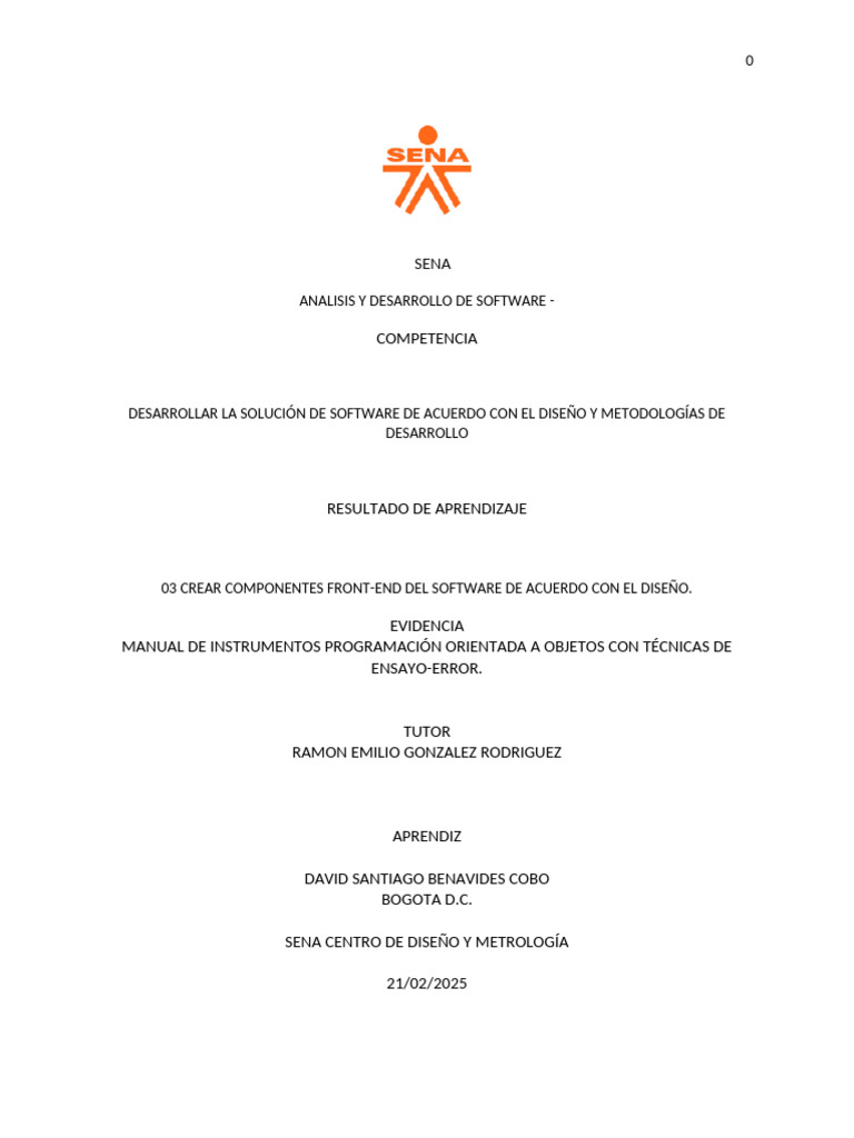 Manual de Instrumetos Javascript Poo y Estructurada | PDF | Script Java | Lenguaje de programación