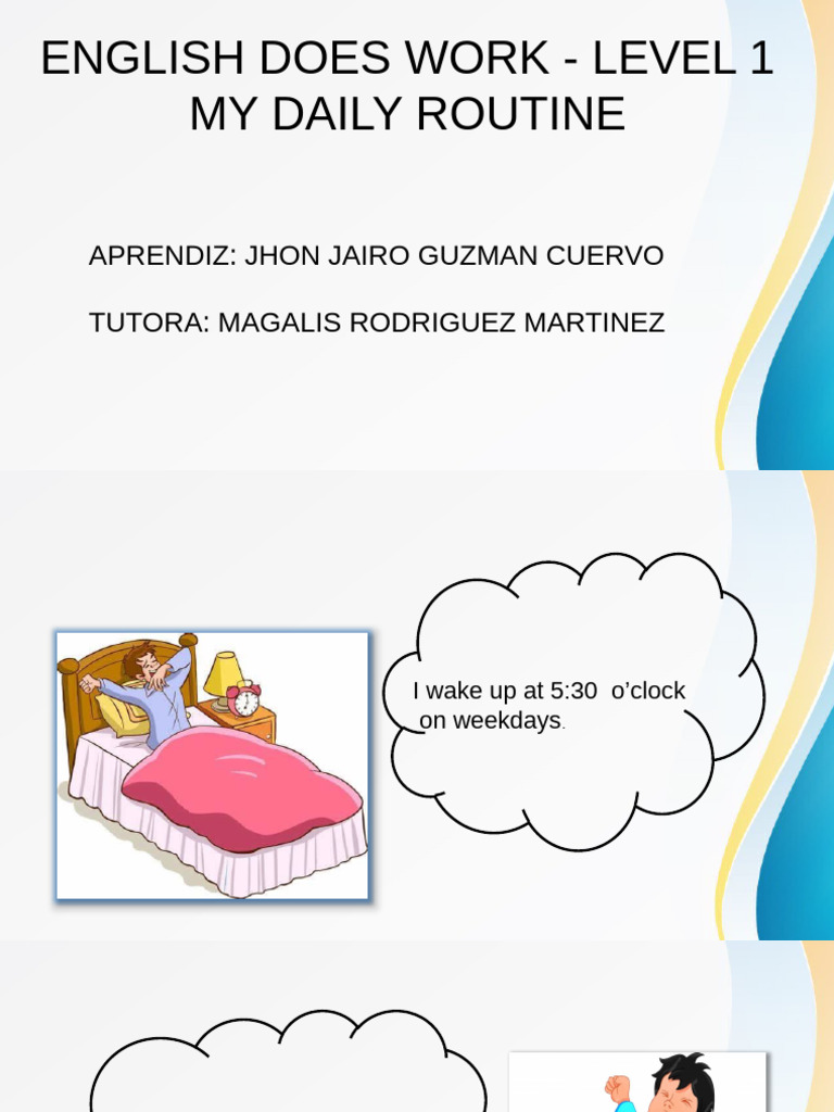 My Daily Routine | PDF