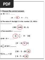 Grade 6 Maths Exam June 2021 | PDF | Qualifications