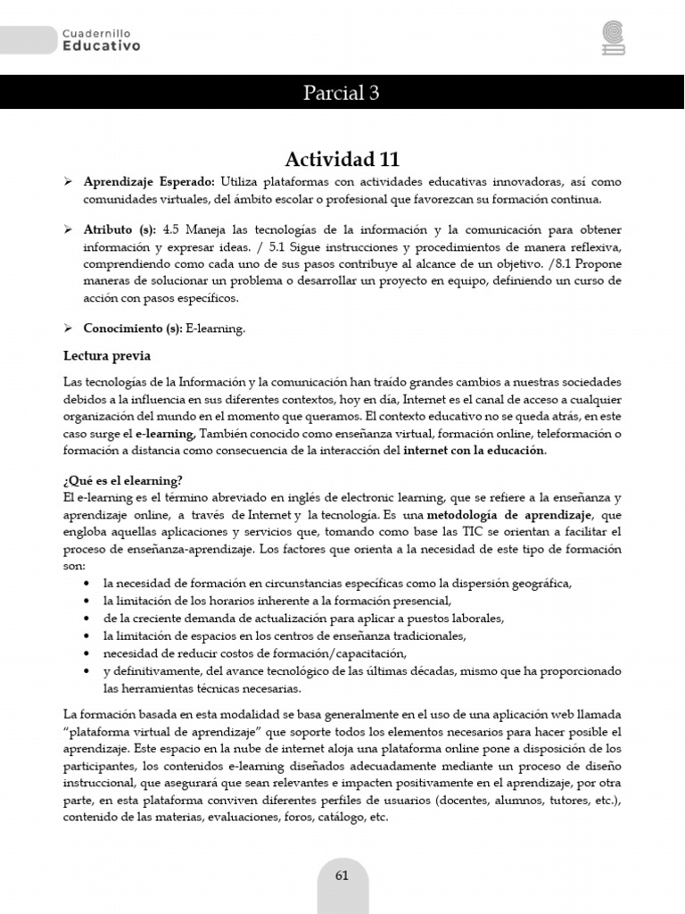 Comunidades Virtuales E-Learning | PDF | Aprendizaje