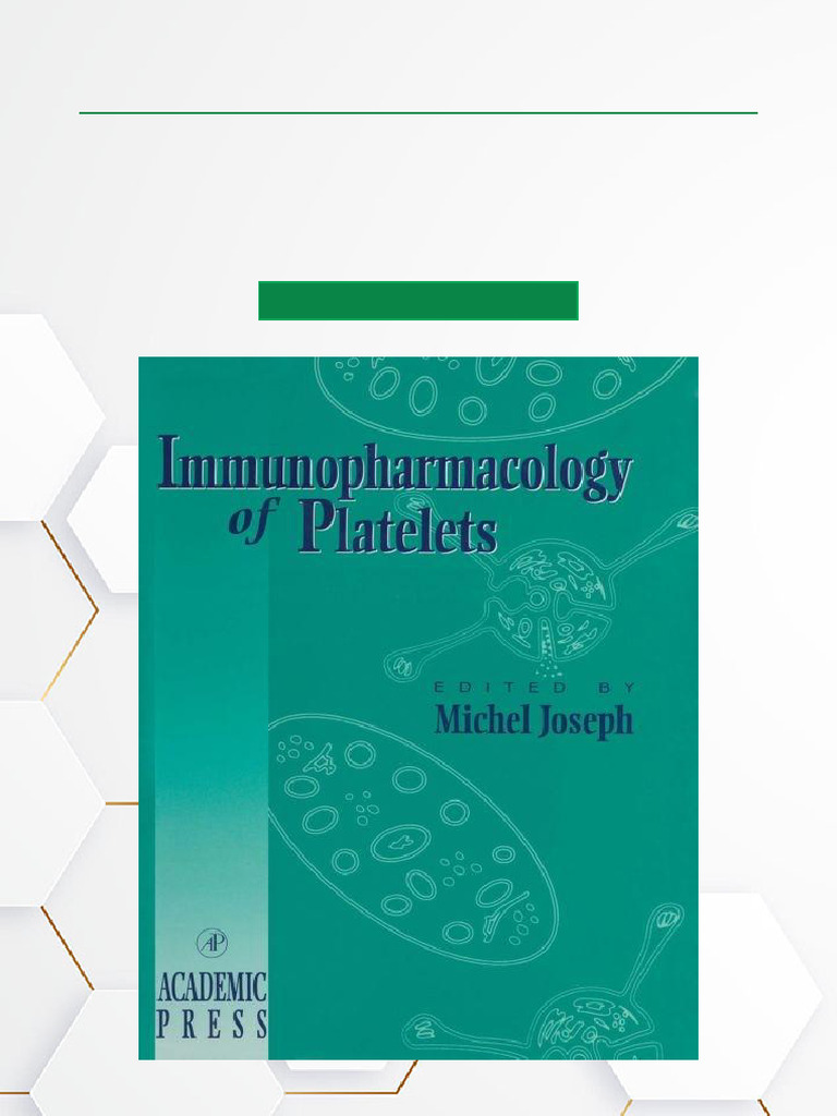 Immunopharmacology of Platelets PDF | PDF | Platelet | Autoimmunity