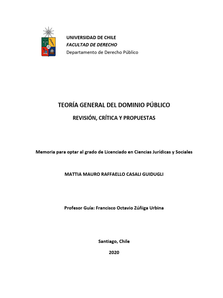 Teoria General Del Dominio Publico Revision Critica y Propuestas | PDF | Propiedad | Estado ...