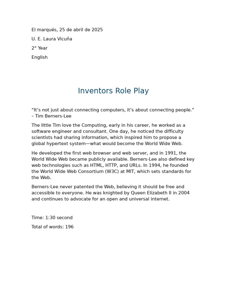 Role Play English Dialogue | PDF