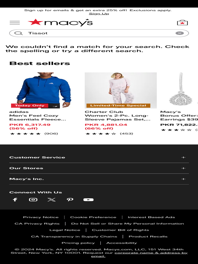 Tissot - Macy's | PDF