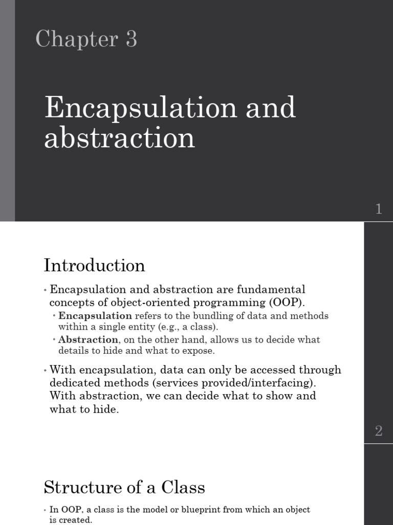 Chapter3 (Full) | PDF | Class (Computer Programming) | Method (Computer Programming)