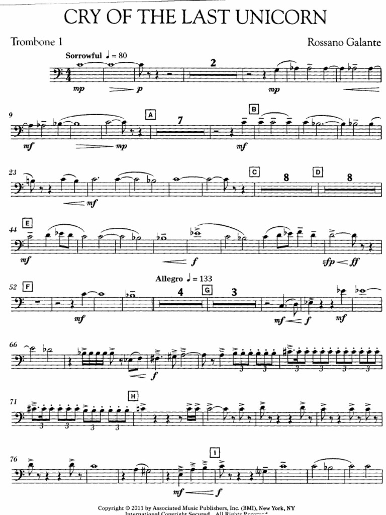 Trombone 1 | PDF
