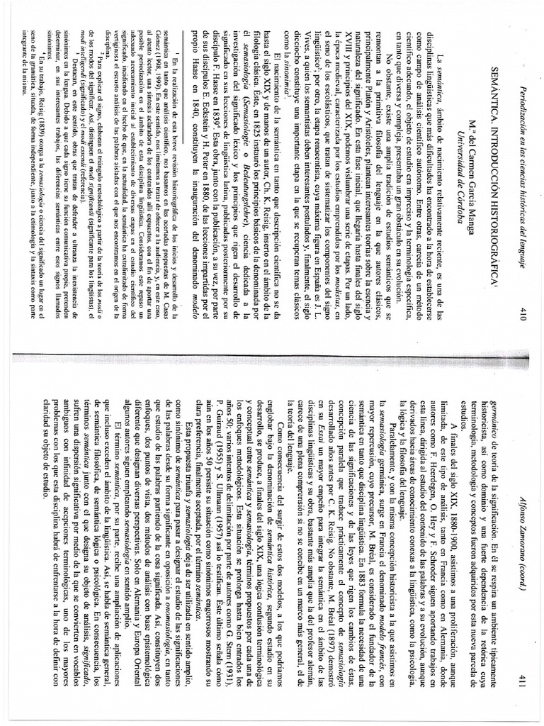 Historia de La Semántica | PDF