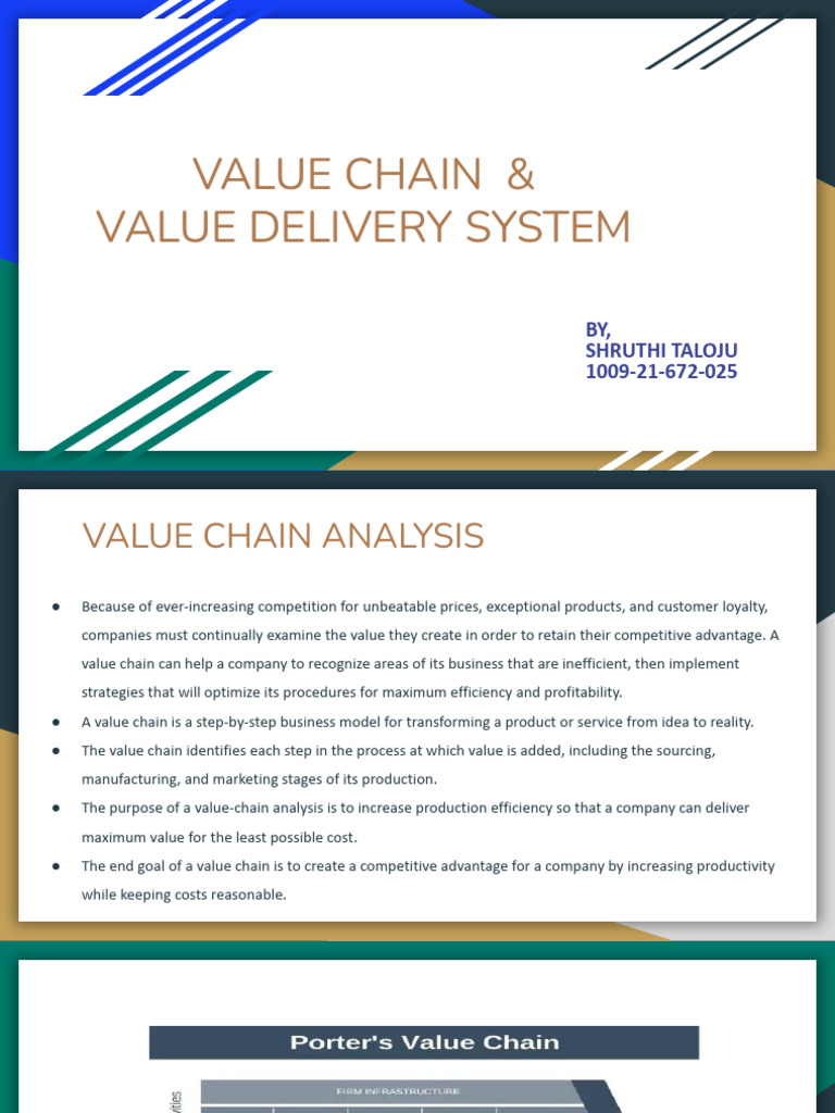 Value Chain & Value Delivery System | PDF | Supply Chain | Strategic Management