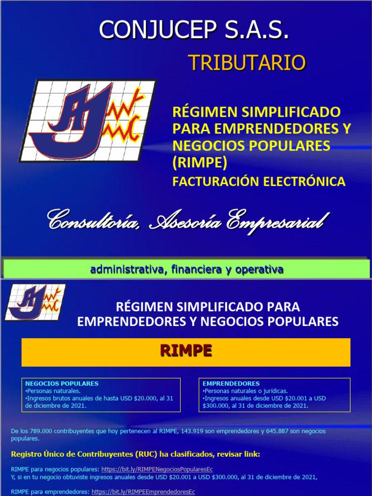 RIMPE 2025: Régimen para Emprendedores | PDF | Impuesto al valor ...