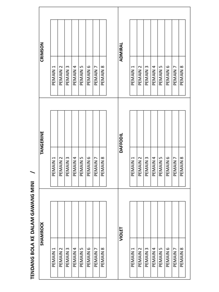 Bola Gawang Mini | PDF