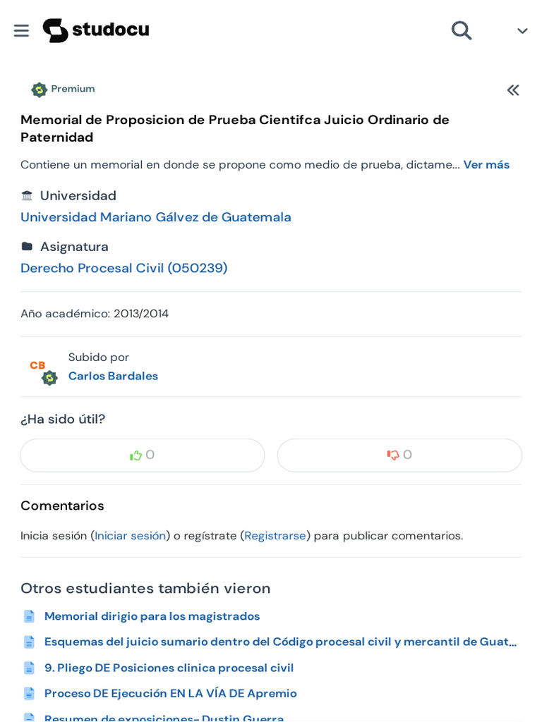 memorial-de-proposicion-de-prueba-cientifca-juicio-ordinario-de-paternidad_compress (2) | PDF ...