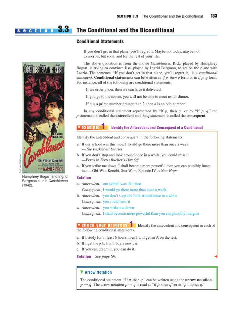 The Conditional and Biconditional | PDF | If And Only If | Logic