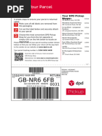 DPD Return Label | PDF
