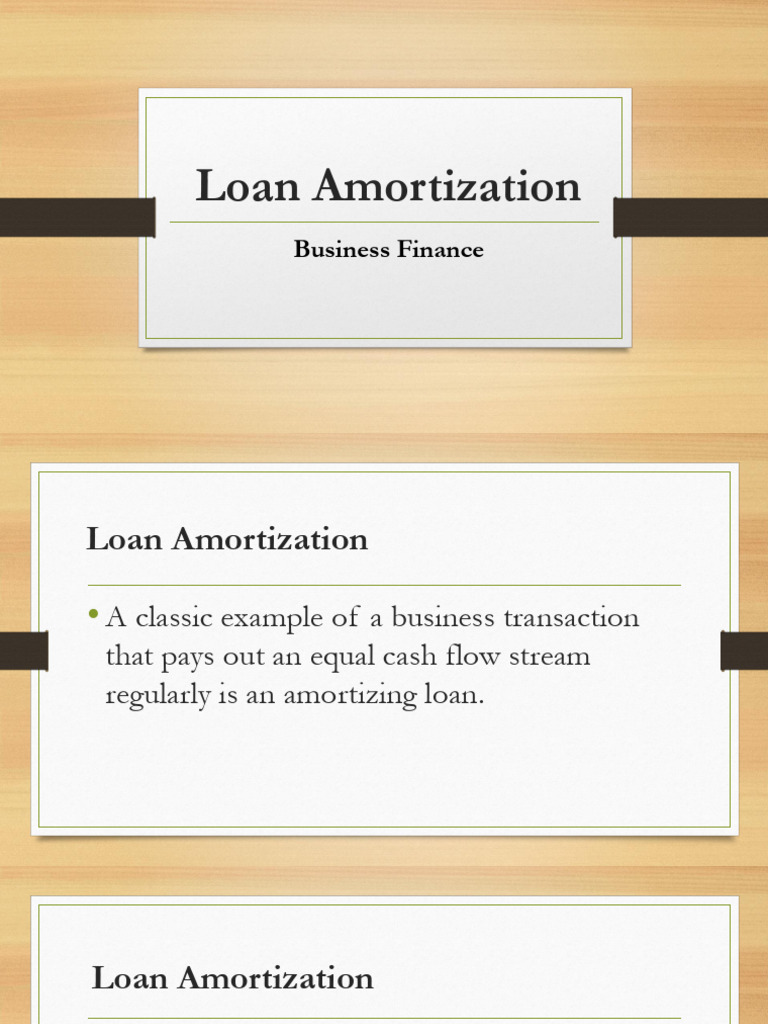 Loan Amortization | PDF