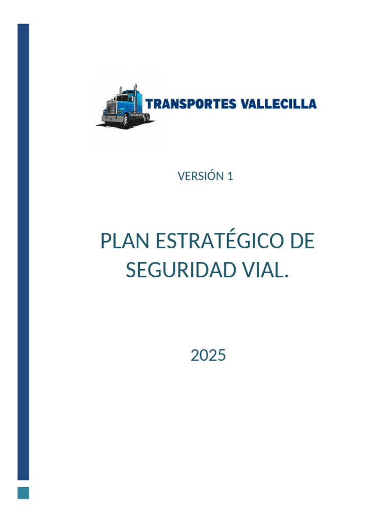 PESV | PDF | Planificación estratégica | Seguridad vial