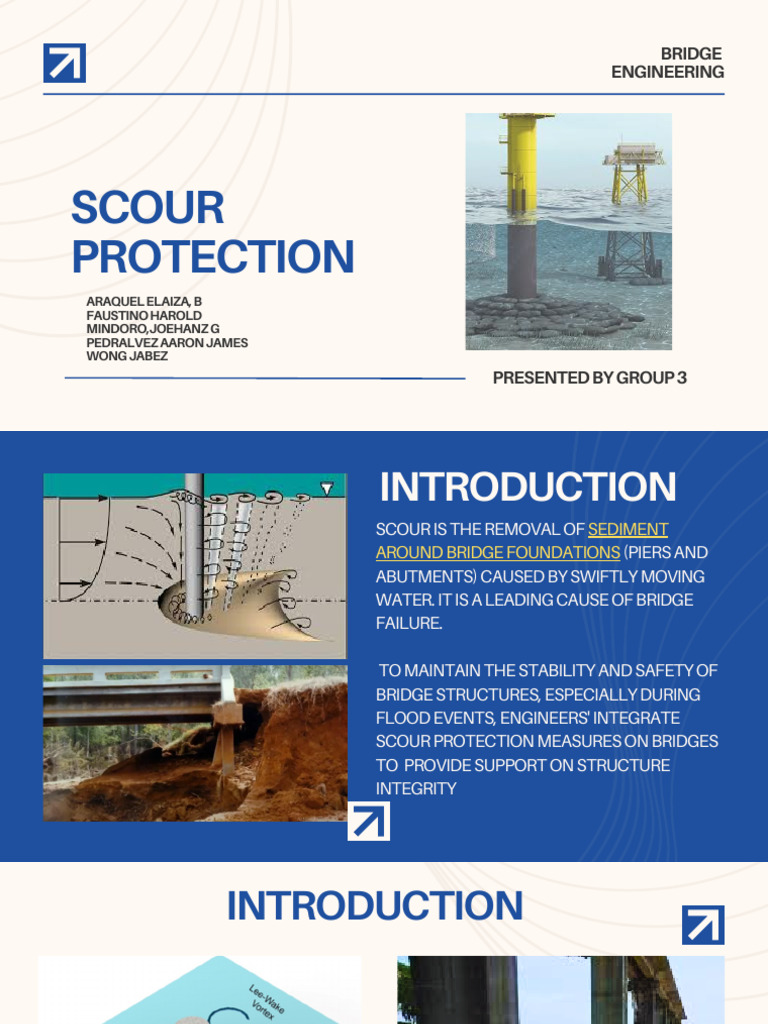Scour Protection in Bridge Engineering | PDF | Flood | Erosion