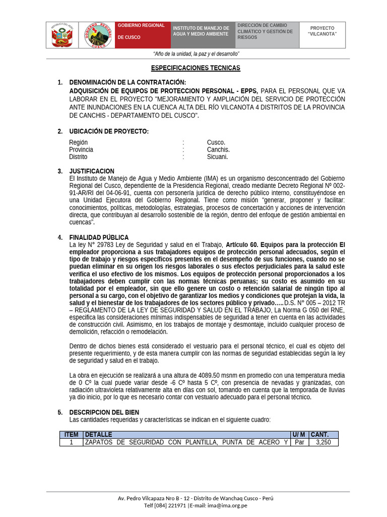 TDR Epps Obrero 2023 30 01 Ultimo | PDF | Guante