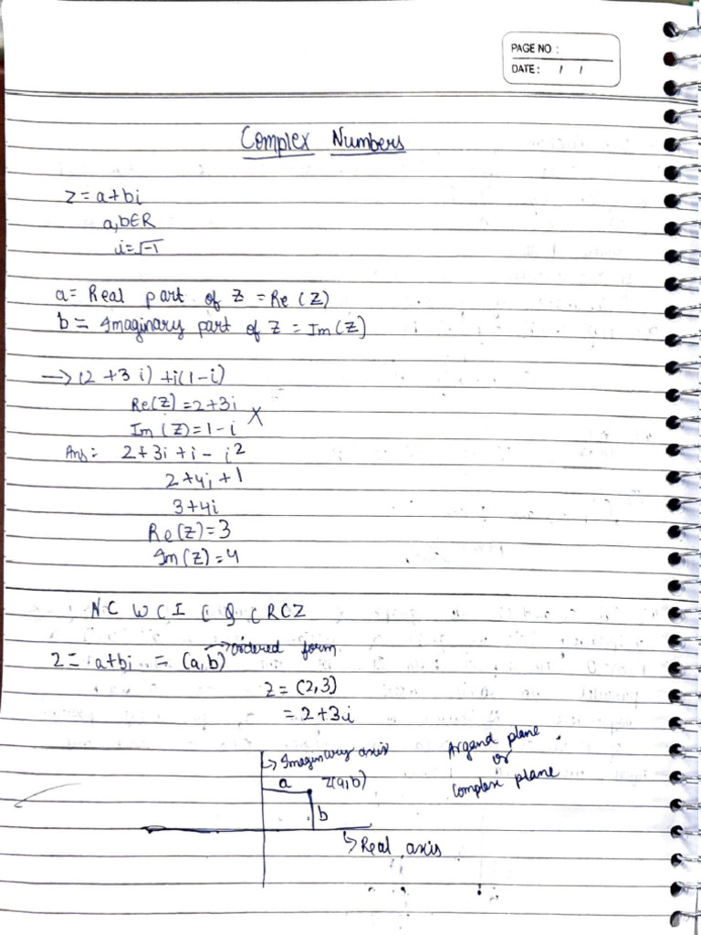 Complex Numbers | PDF