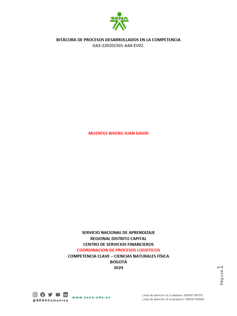 BITACORA CIENCIAS NATURALES | PDF | Experimentar | Science