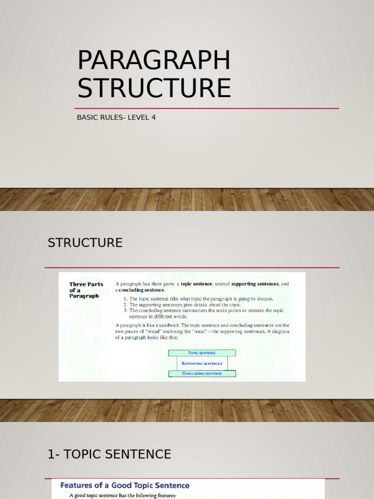 Paragraph Structure | PDF