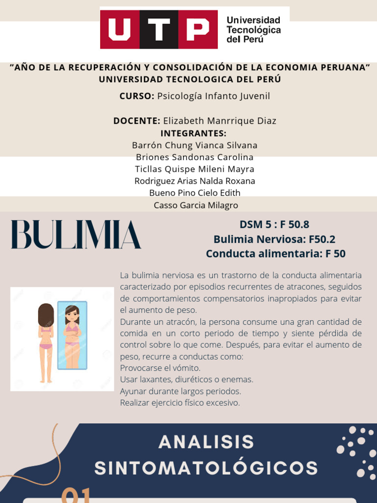 Bulimia: Definición y Síntomas | PDF | Bulimia nerviosa | Desorden ...