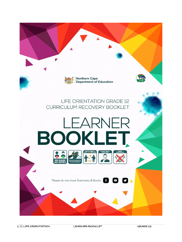 Learner Booklet Final | PDF | Stress (Biology) | Relaxation (Psychology)