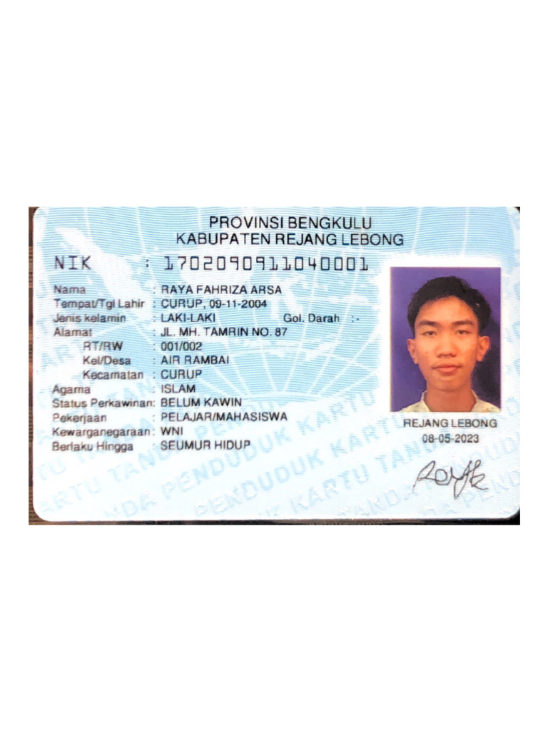 KTP Ray | PDF