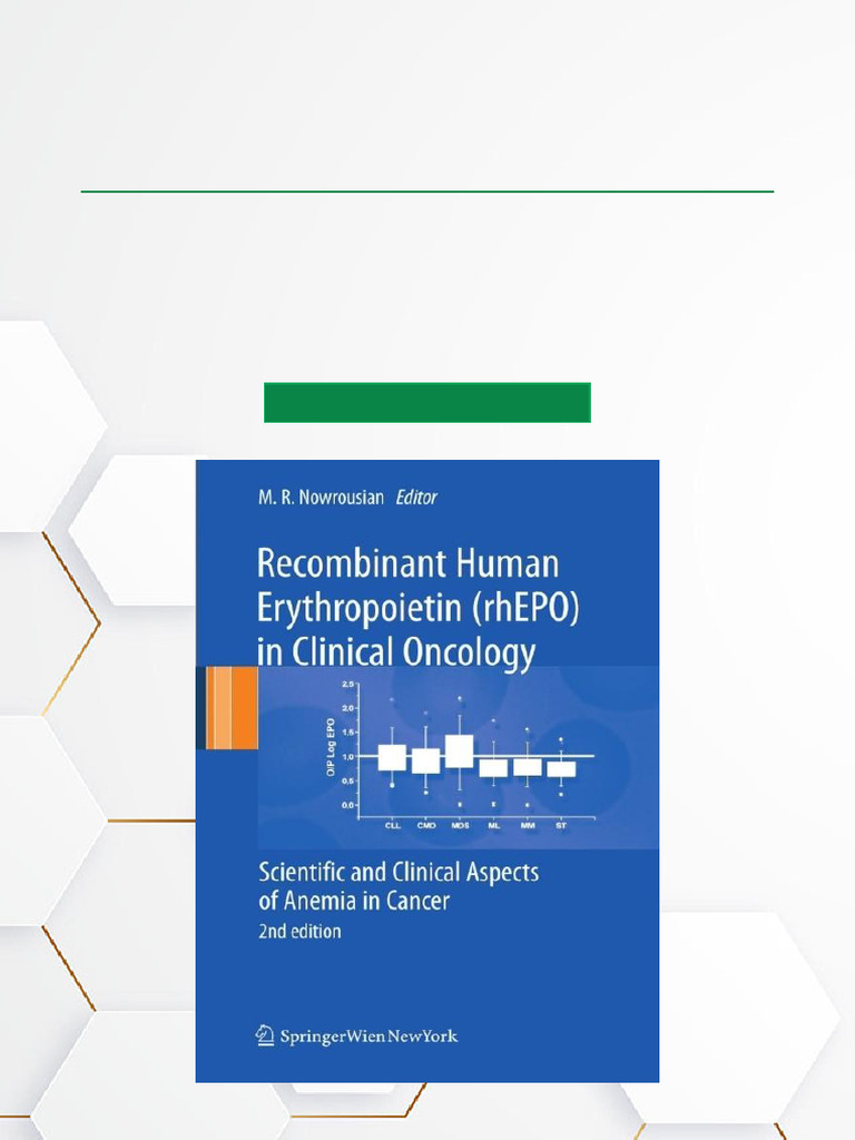 Recombinant Human Erythropoietin (rhEPO) in Clinical Oncology ...