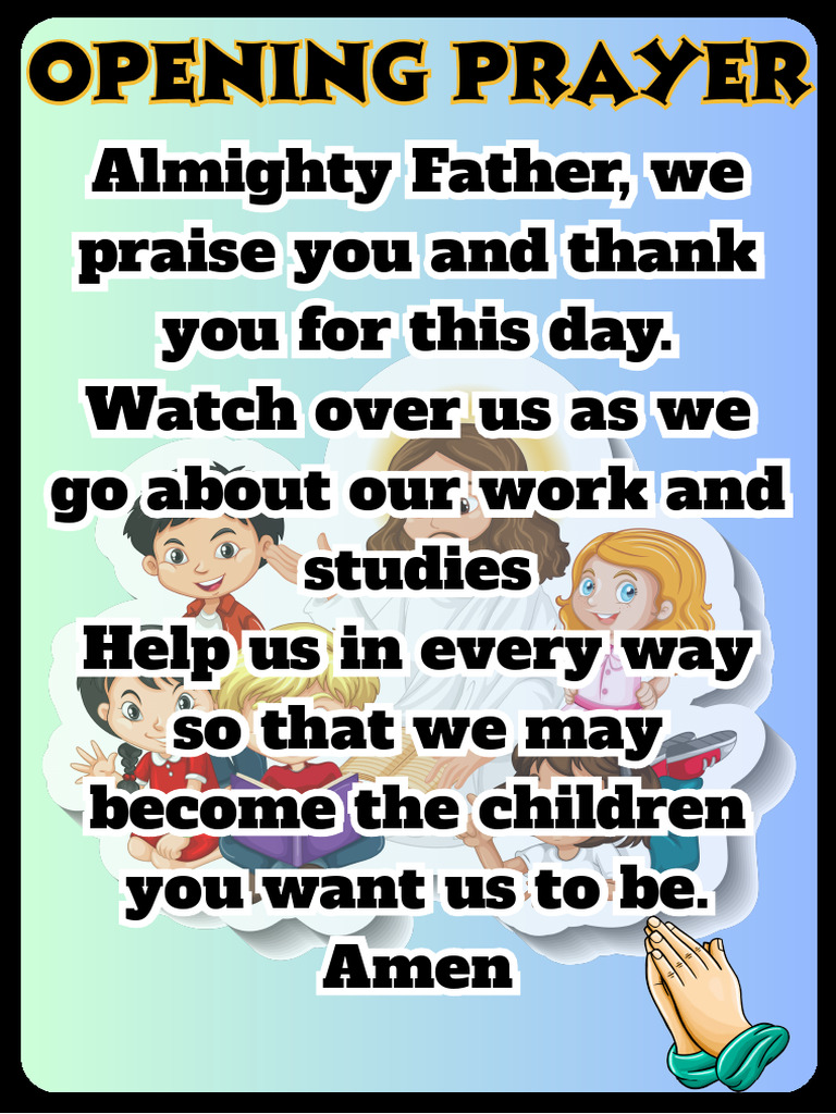 Opening Prayer for Guidance and Strength | PDF