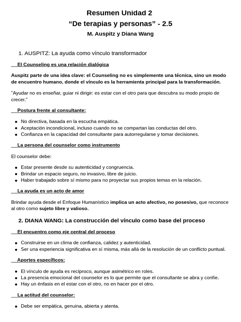Signos de Auspitz en el Counseling | PDF | Sicología | Ciencias del ...