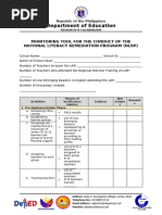 IRR of ARAL Program Act | PDF | Teachers | Learning